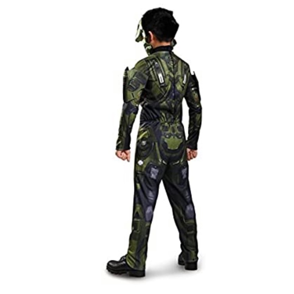 Halo | Costumes | Halo Master Chief Muscles 3d Jumpsuit Costume Kids ...